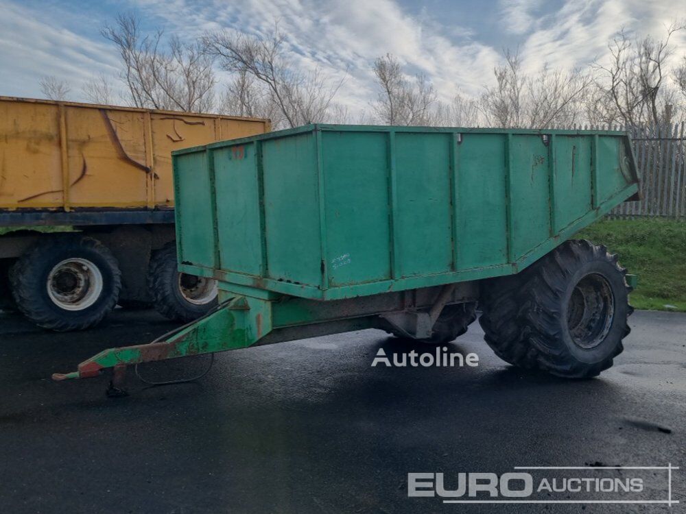 Prodaje se Single Axle Draw Bar Dump Trailer prikolicu kiper na aukciji