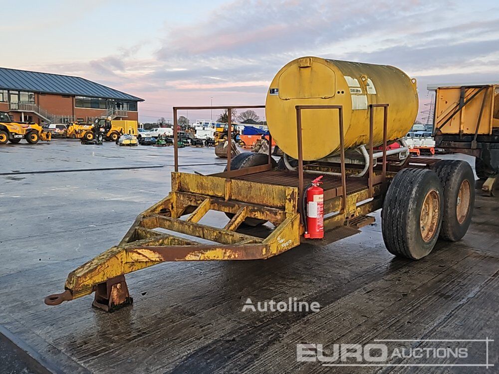 Prodaje se Fuel Proof 1500 Litre Bunded Fuel Bowser, Electric Pump, Twin Axle Draw Bar prikolicu cisternu za gorivo na aukciji