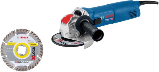 Ugaona brusilica Bosch GWX 14-125 + X-LOCK dijamantski disk; 1.400W; X-LOCK; 125mm (06017B7001)