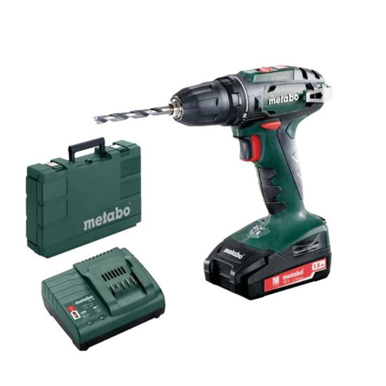 Akumulatorska bušilica - odvrtač Metabo BS 18; 1x1,5Ah; 18V (602207970)