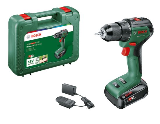 Akumulatorska bušilica - odvrtač Bosch UniversalDrill 18V-60; 1x2,0 Ah (06039D7001)