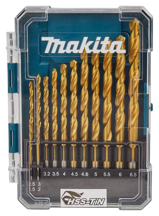 13-delni set HSS-TiN Economy burgija za metal Makita (D-72855)