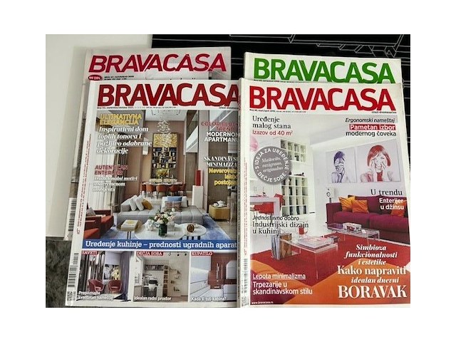 4 BRAVACASA časopisa