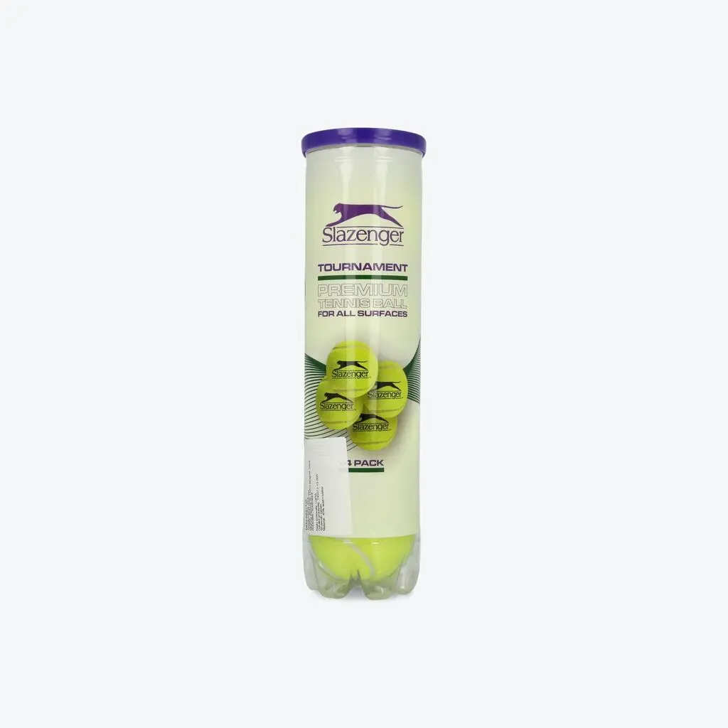 Slazenger Loptice za tenis Tournament, 4 komada, Zelene
