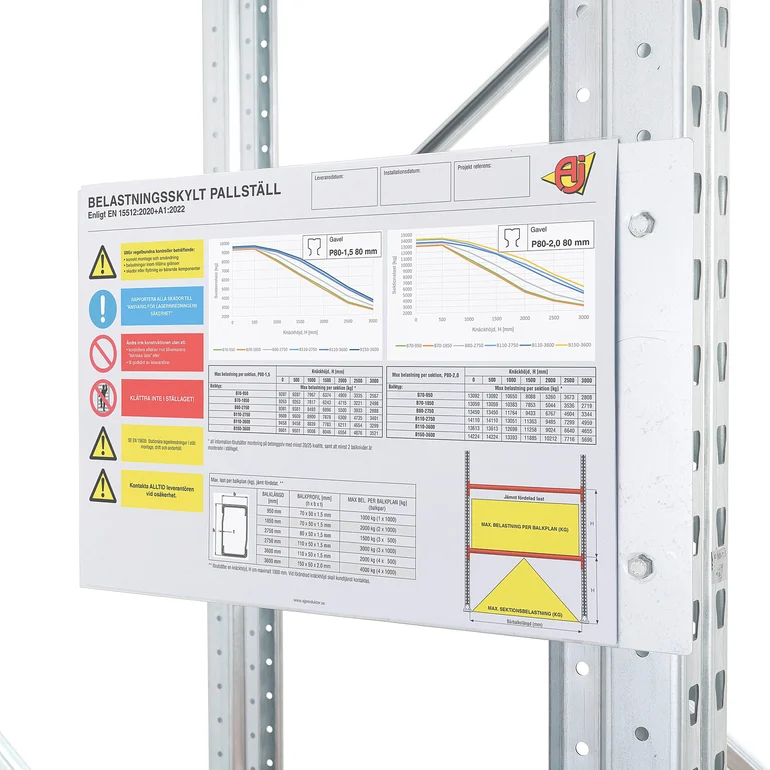 Držač dokumenata za ULTIMATE paletni regal