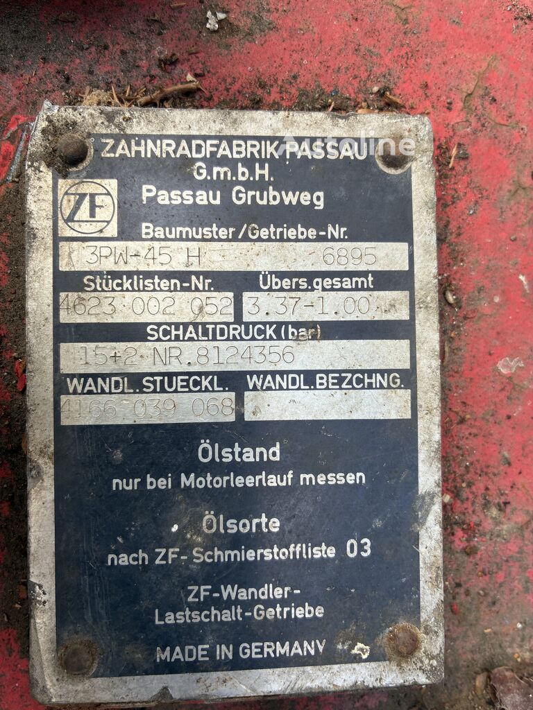 ZF Wandler-Lastschalt 3 PW 45H menjač za kamiona