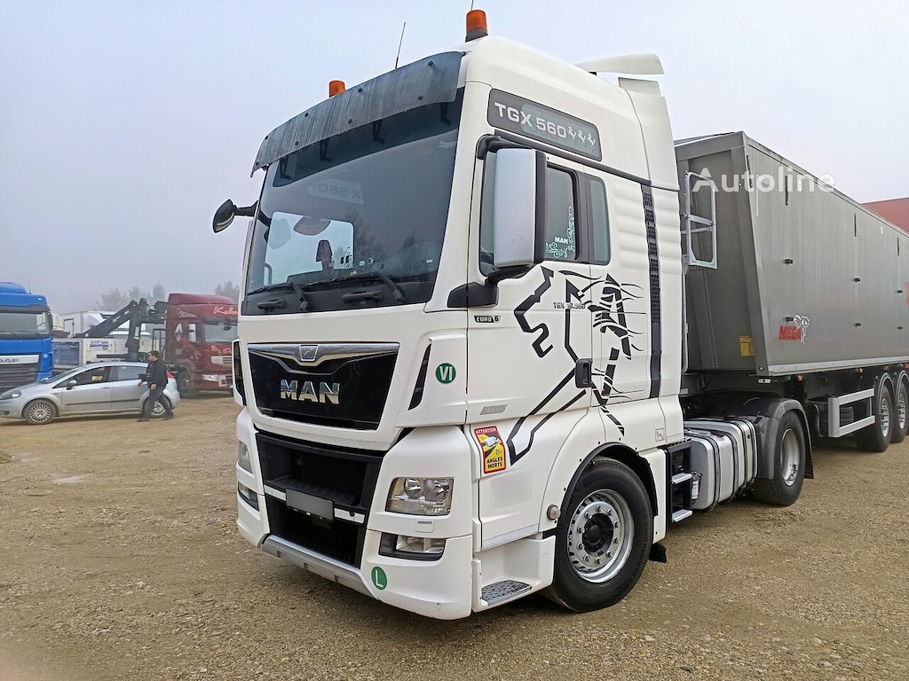 MAN TGX 18.560, Retarder, Kipphydraulik tegljač