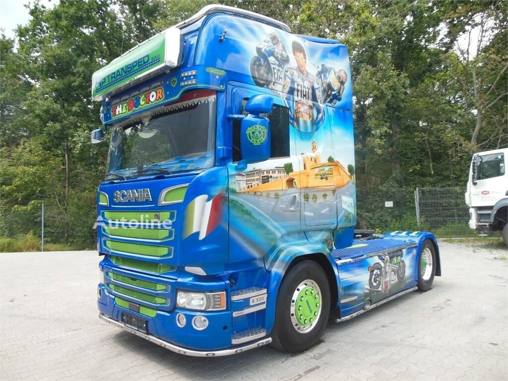 Scania R520, V8, TOP STAV!! tegljač