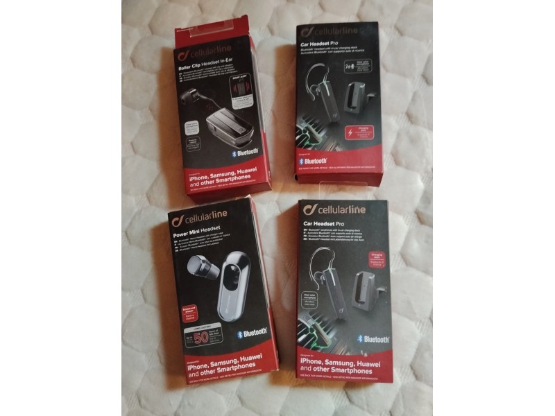4 handsfree uređaja Cellularline
