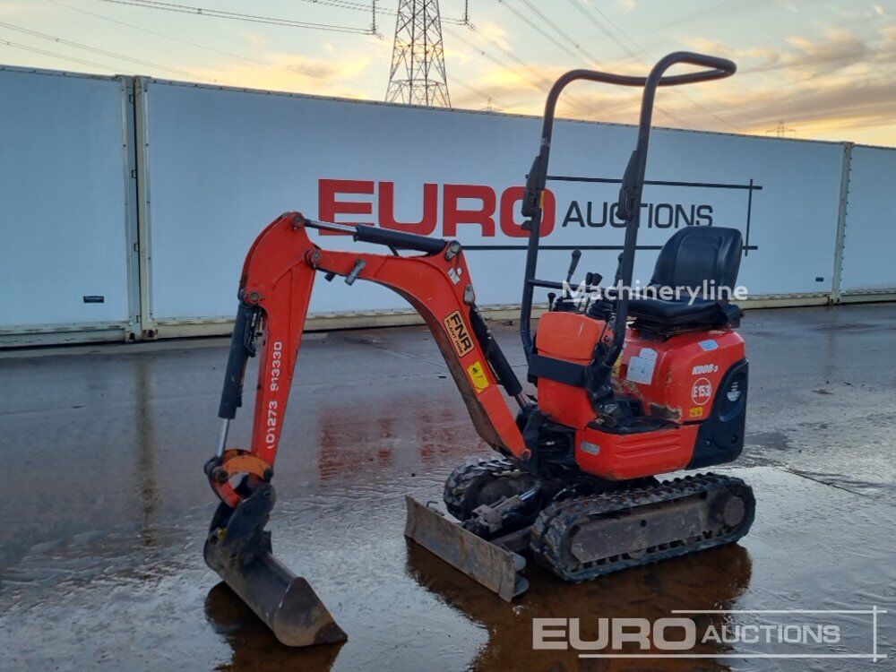 Prodaje se Kubota K008-3 mini bager na aukciji