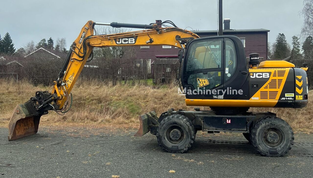 JCB JS145 W *Only 7.000hrs !! *ROTOTILT *3x BUCKETS *CERTIFIED bager točkaš