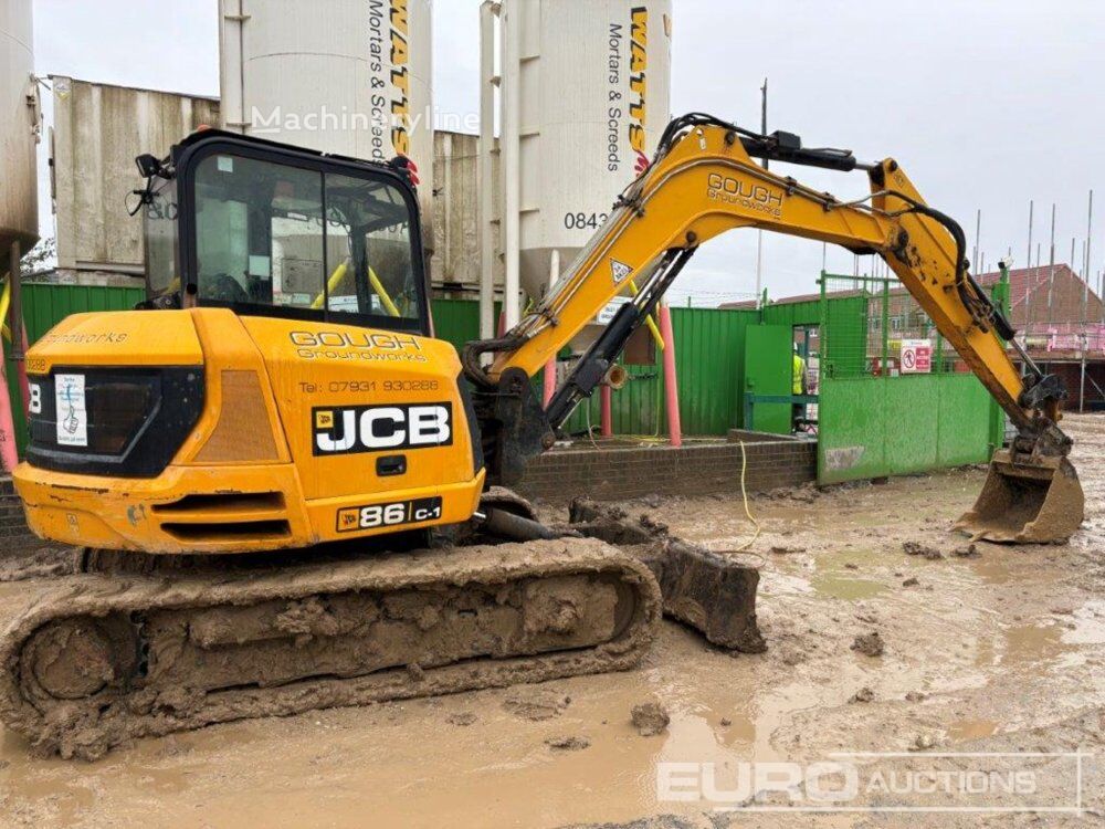 Prodaje se JCB 86C-1 mini bager na aukciji