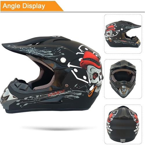 PROLINETECH Kaciga za Qvad-BMX-Cros PLT/HE-SKULL_S