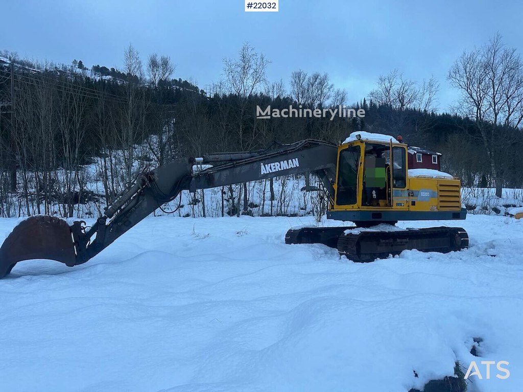 Åkerman EC200 gravemaskin m/ 2 skuffer. SE VIDEO bager guseničar