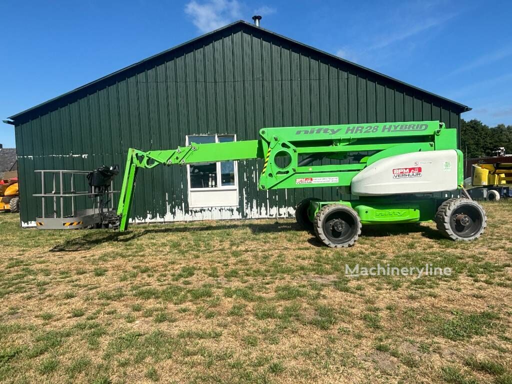 Niftylift HR 28 hybrid 4x4 28m knikarmhoogwerker nifty hidraulična zglobna platforma