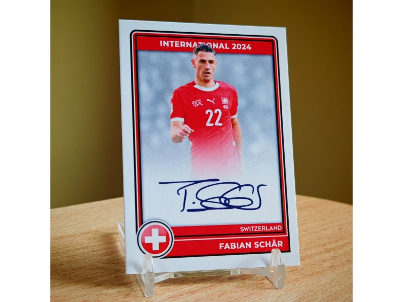 Fabian SCHAR kartica - EURO 2024 Outdoor