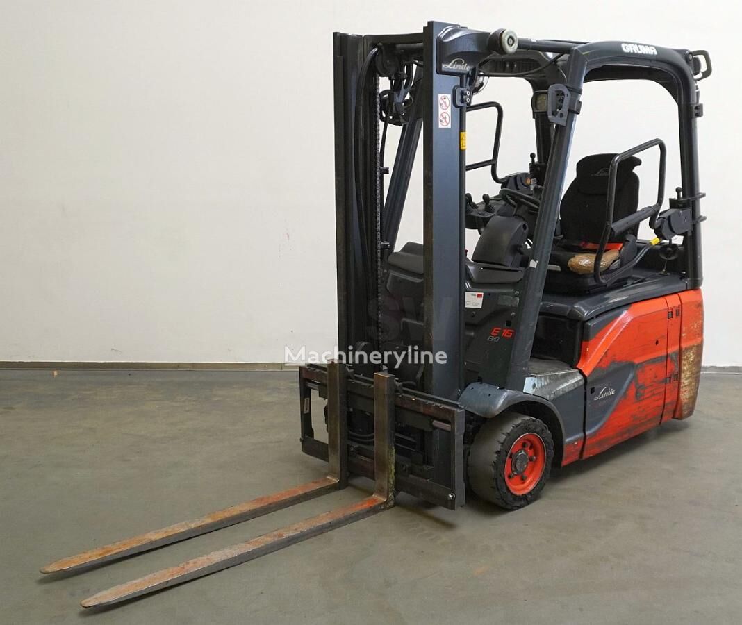 Linde E 16 EVO 386-02 električni viljuškar