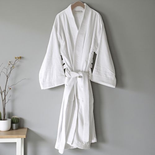 Bade mantil Pliš 3XL - veličina Model Kimono white