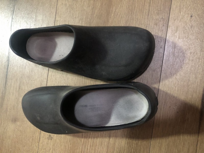 Birkenstock 43 klompe sa koznim uloskom VRH,skupe