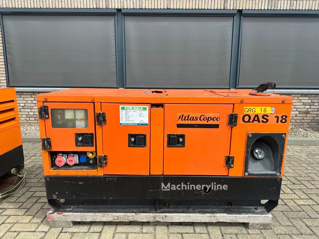 Atlas Copco QAS 18 Yanmar Mecc Alte Spa 18 kVA Silent generatorset diesel generator