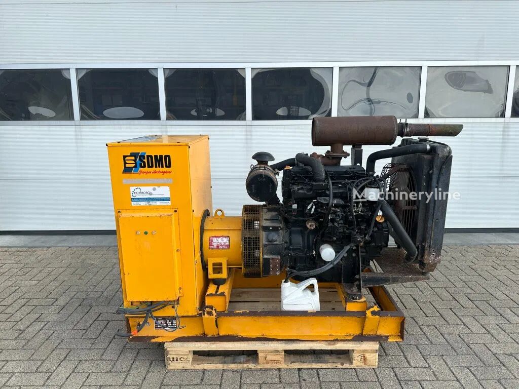 SDMO Yanmar Leroy Somer 50 kVA noodstroom generatorset 328 hours ! diesel generator