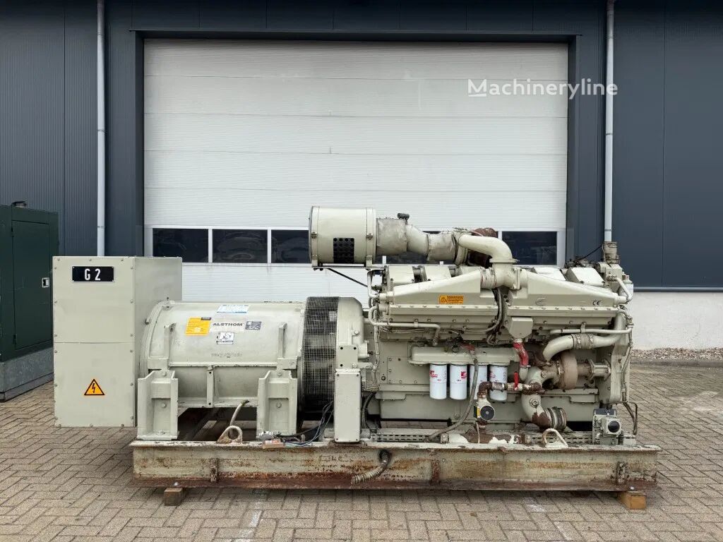 Cummins KTA 38 G5 Leroy Somer 1000 kVA noodstroom generatorset diesel generator