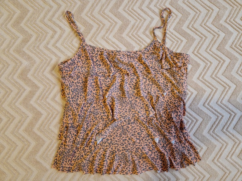 FB Sister leopard top S – kao nov