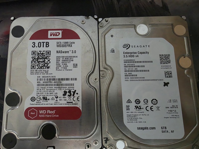WD30EFRRX HDD i Seagate 3TB + 6TB po istoj ceni