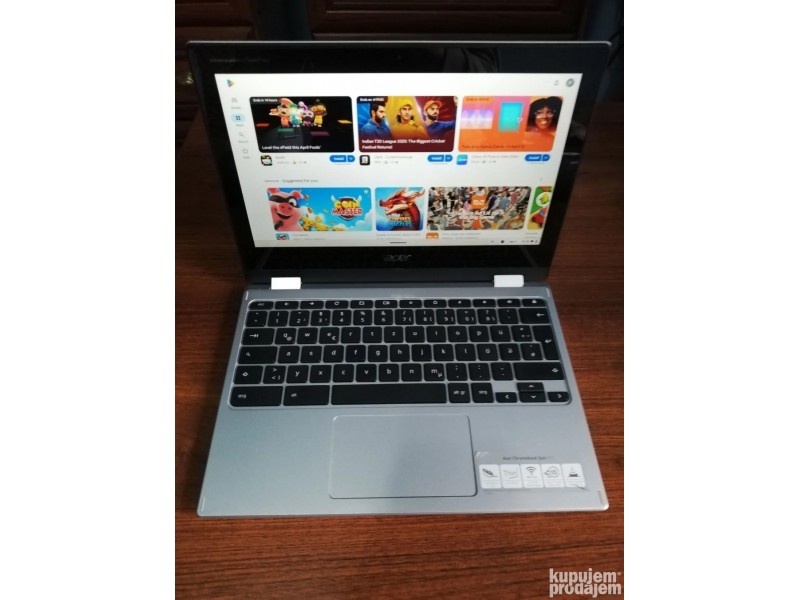Acer Chromebook Spin 311 2021god, baterija 8h+