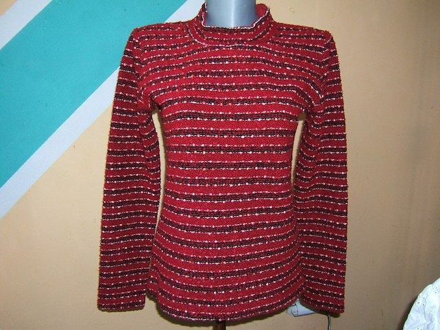 Bluza bordo bukle