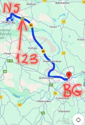 AUTO PUT NOVI SAD BEOGRAD