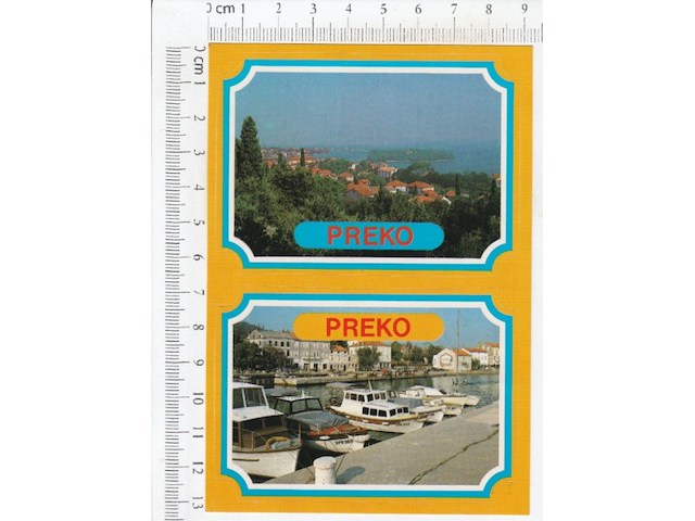Preko - samolepljiva razglednica