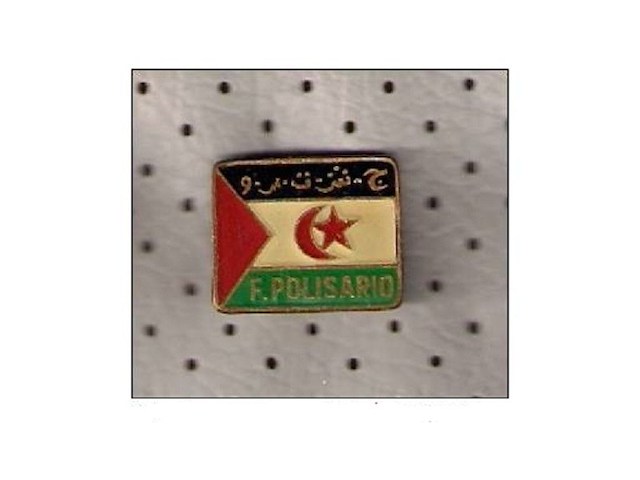 b9 POLISARIO FRONT znacka