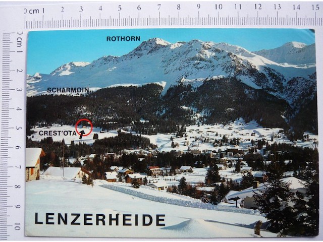 Lenzerheide - Val Sporz mit Rothornkette, Švajcarska