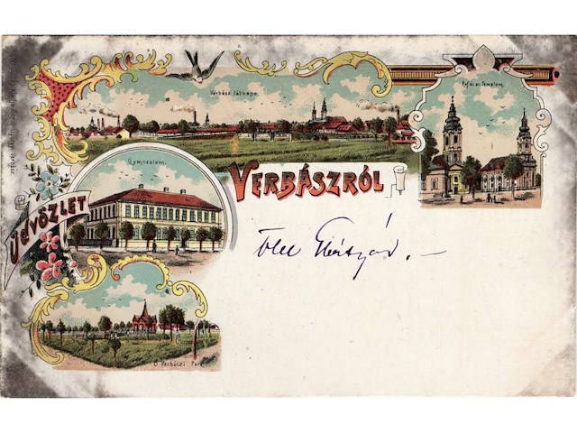 Vrbas 1900 - Litografija