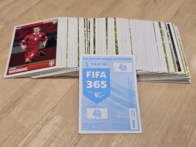157 različitih sličica Fifa 365 2022 sve sa slika