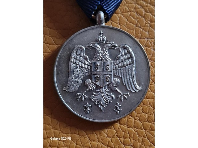 WW1- Srebrna medalja za revnosnu službu - Kralj. Srb.