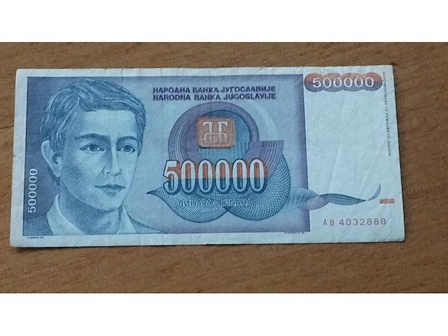 500 000 Dinara 1993.g - SRJ - Kopaonik -
