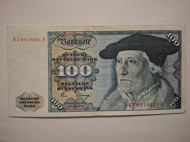 100 maraka Nemačka 1980