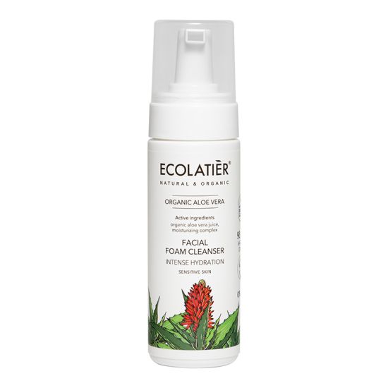 Ecolatier Organic Aloe Vera Pena za čišćenje lica - Intenzivna hidratacija 150ml