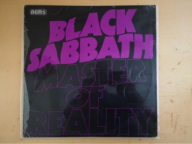 Black Sabbath : Master of Reality (UK press)