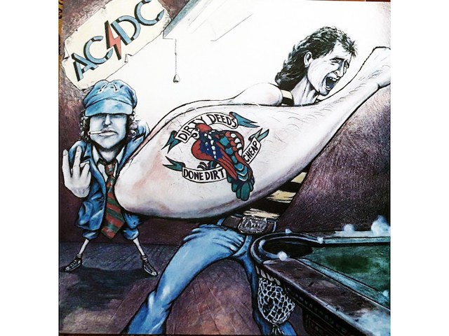 LP*: AC/DC - DIRTY DEEDS (AUSTRALIA, 2014) ZELENI VINIL