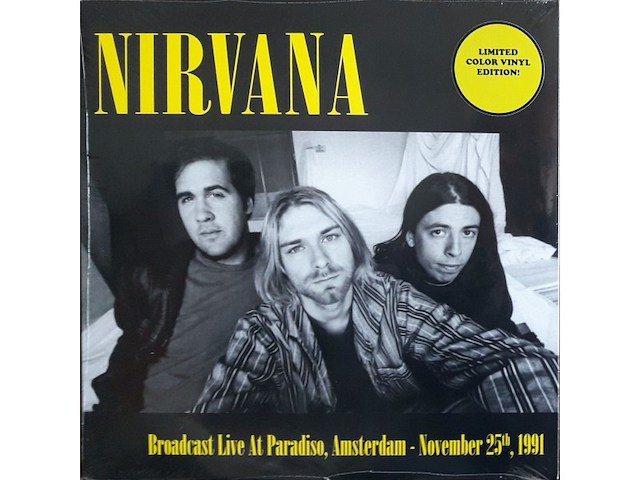 LP*: NIRVANA - LIVE AT PARADISO, AMSTERDAM (2018) NOVA