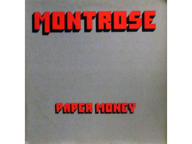 LP*: MONTROSE - PAPER MONEY (JAPAN 1975) PERFEKTNA