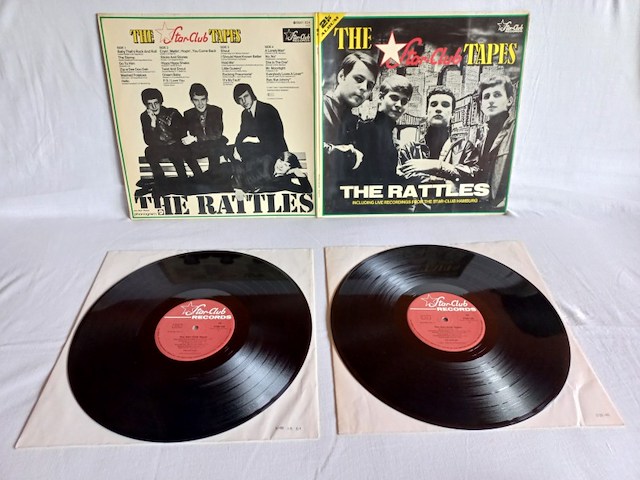 RATTLES! NEMAČKO! DUPLI LP 1964.-66.! OMOT5/PLOČE5+MINT
