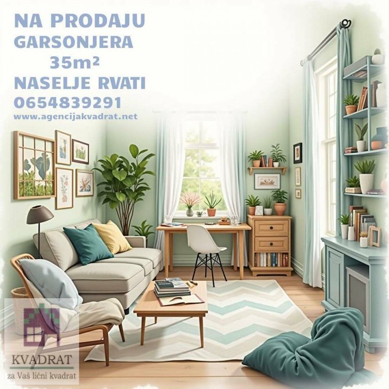 ✨ Garsonjera 35 m² – naselje Rvati ✨ 59.150€