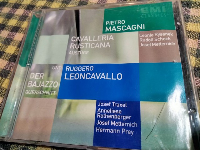 Pietro Mascagni Und Ruggiero Leoncavallo - Leonie Rysan