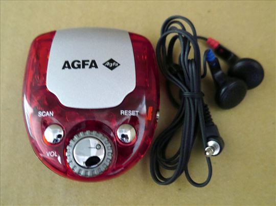 AGFA FM radio sa slusalicama - Nekorisceno