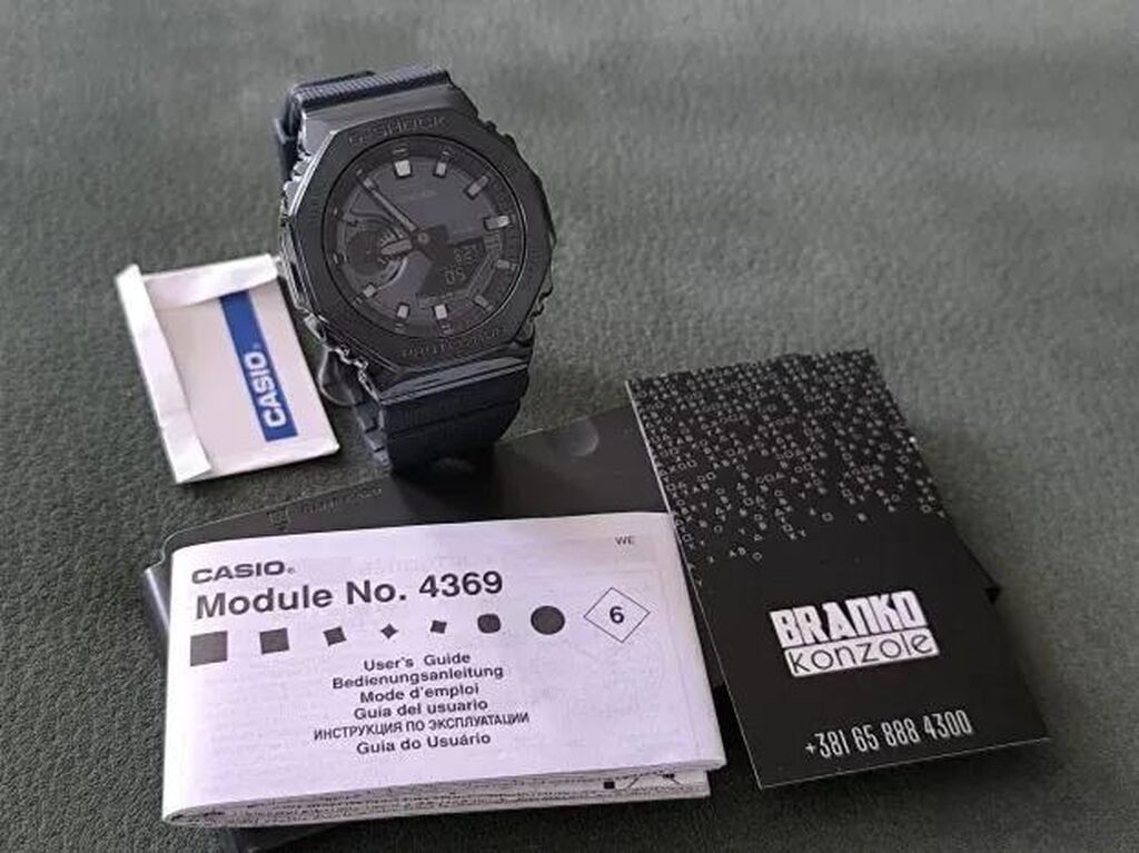 ⌚ CASIO G-Shock GM-2100-1AER (original) – NOVO ✅ Ponovo na stanju