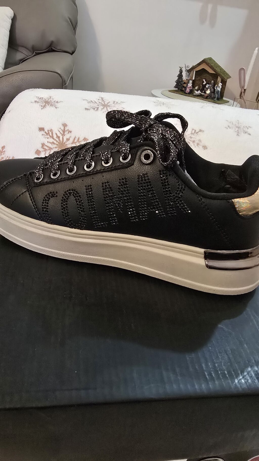 Colmar ženske patike – model sa platformom br 37 - Boja: crna sa